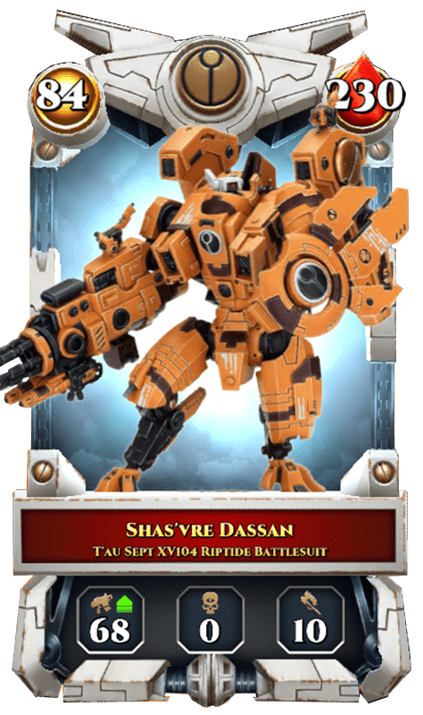 Design Blog 34: Faction drill down – T'au - Warhammer Combat Cards
