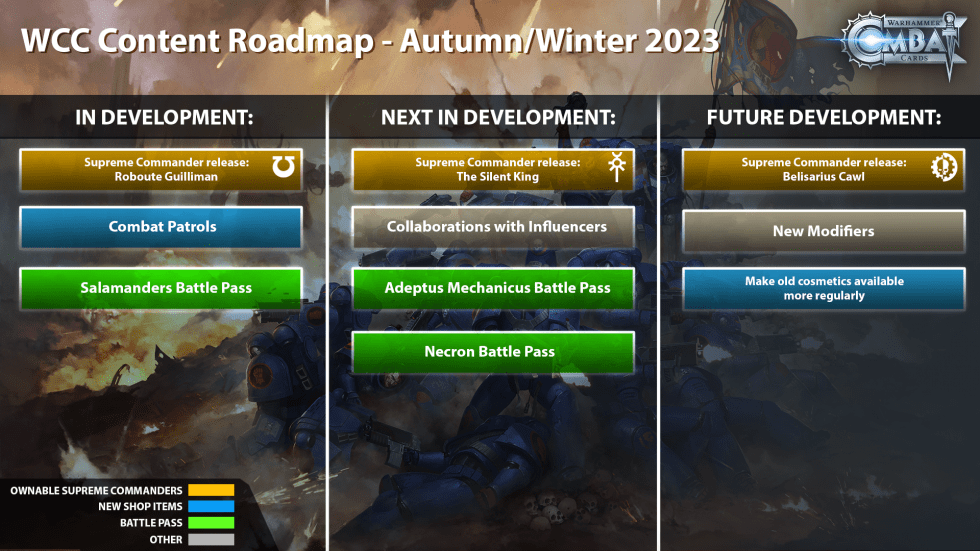 Developer Update: Autumn/Winter Roadmap - Warhammer Combat Cards