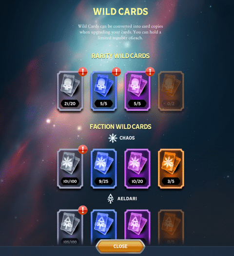 Developer Update: Introducing Wild Cards! - Warhammer Combat Cards