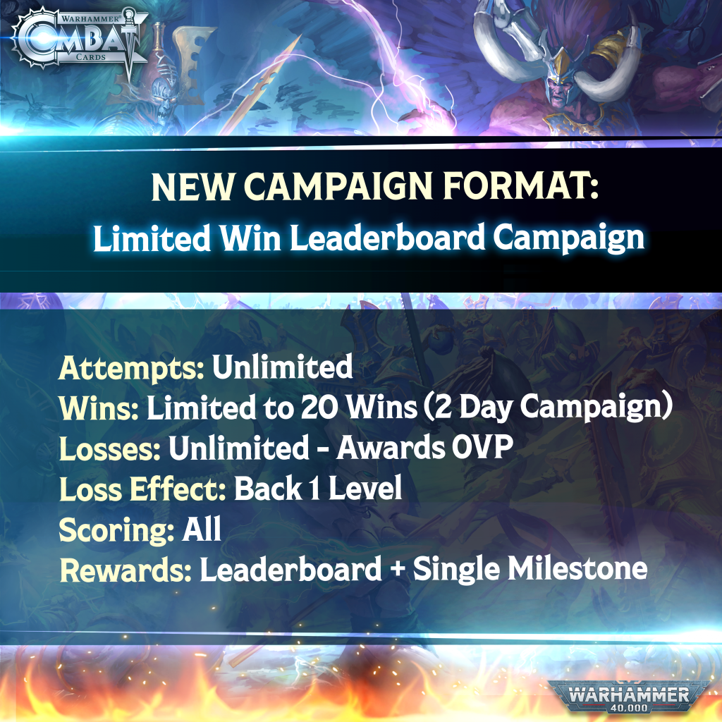 Developer Update: Campaign Format Update - Warhammer Combat Cards