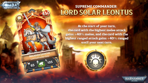 Developer Update: Supreme Commander Arcadian Leontus - Warhammer Combat ...